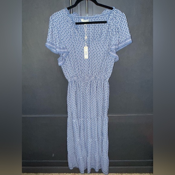 Max Studio | Dresses | Max Studio Blue Midi Dress | Poshmark